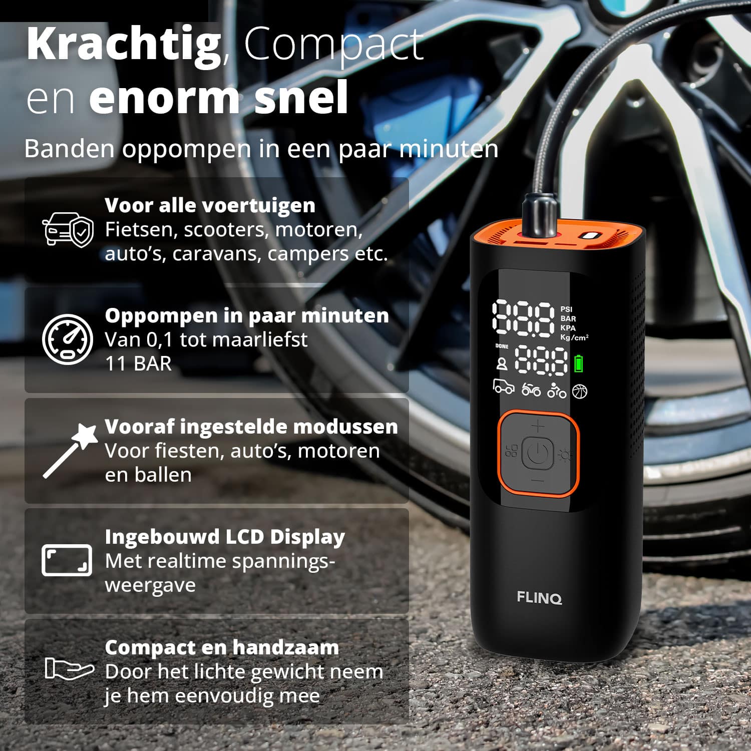 FlinQ - FlinQ Wireless Air Compressor Premium