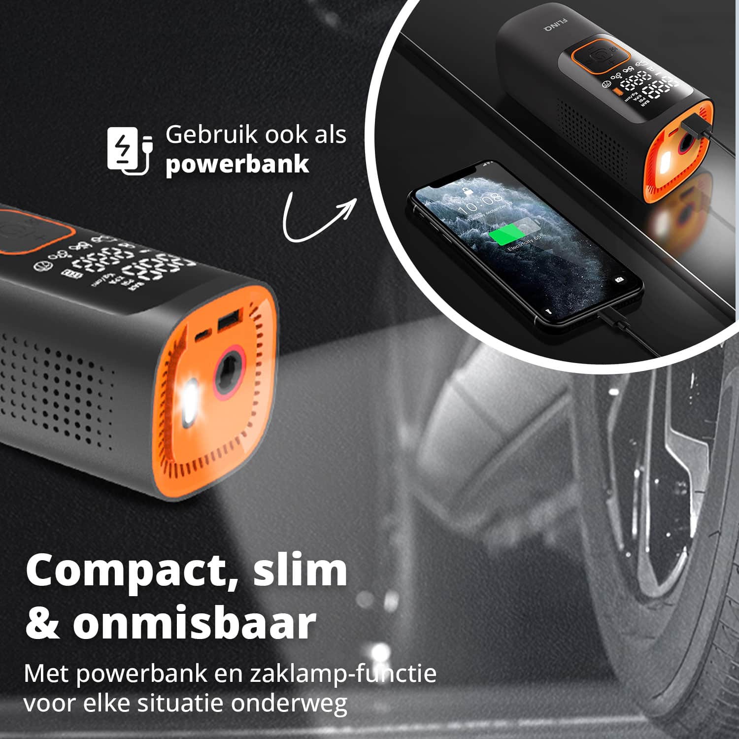 FlinQ - FlinQ Wireless Air Compressor Premium