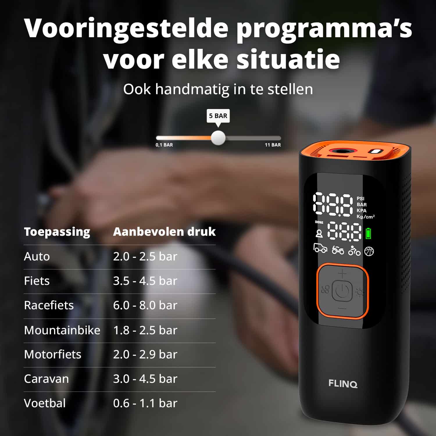 FlinQ - FlinQ Wireless Air Compressor Premium