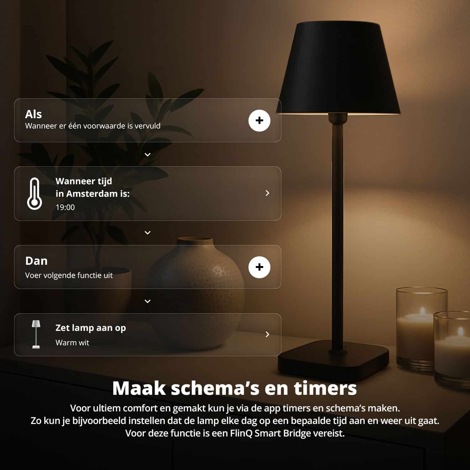 FlinQ - FlinQ Slimme Tafellamp Lume